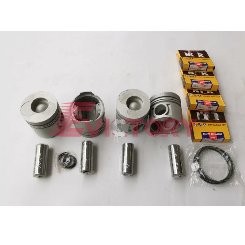 For DOOSAN DB33A DB33 rebuild kit piston ring cylinder liner gasket ...
