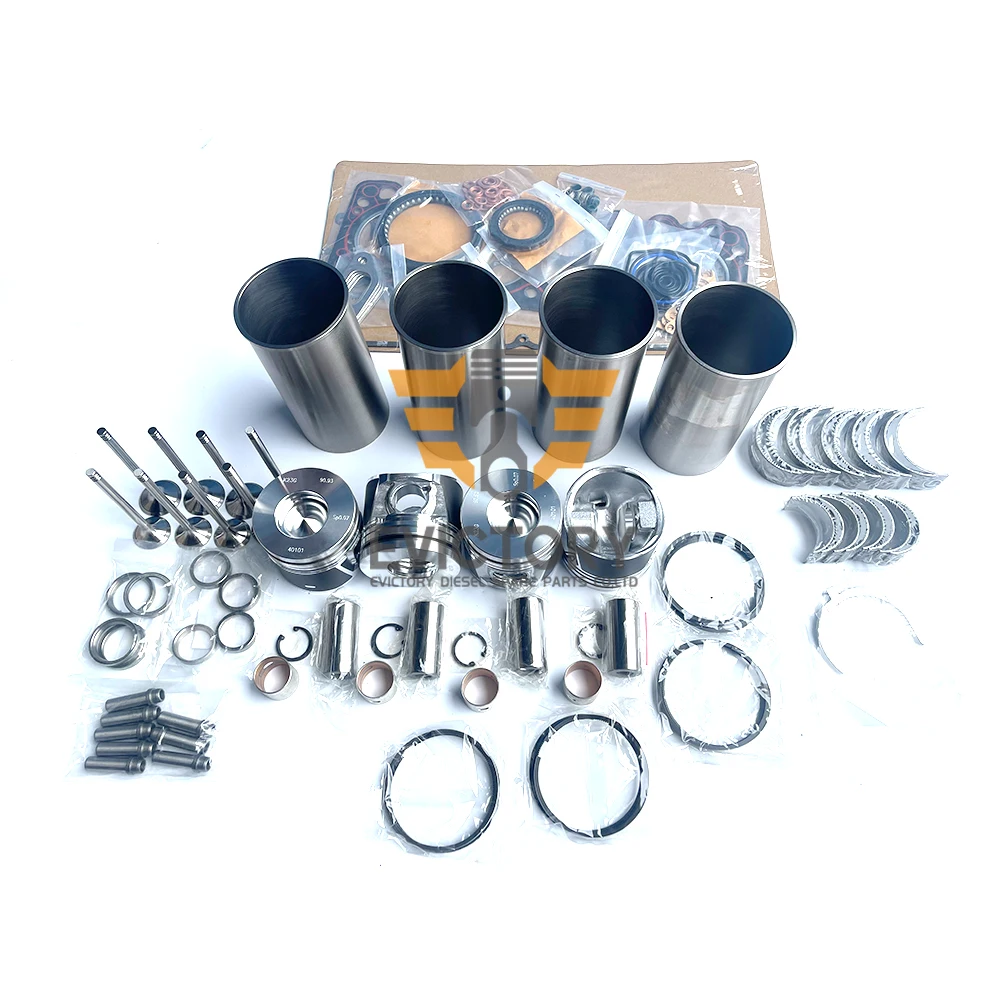 For DEUTZ BF4L1011 rebuild overhaul kit piston + liner + ring + gasket ...
