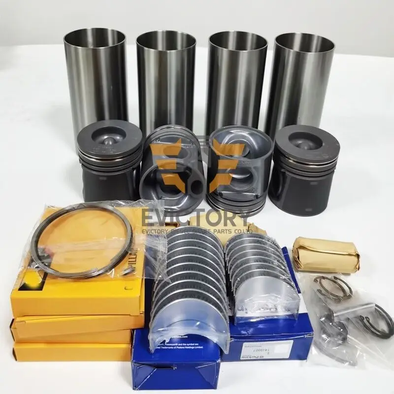 For Caterpillar CAT 3054C 3054 overhaul rebuild kit +valve+guide +liner ...