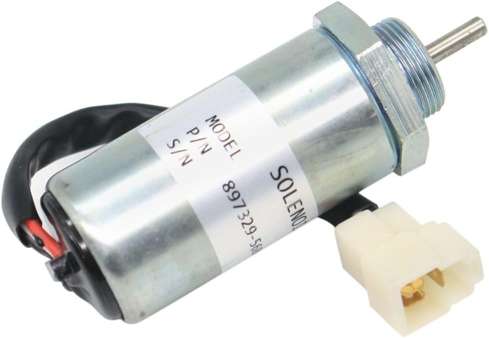 897183-0140 897329-5680 MV1-70B Stop Solenoid Valve 12V for Isuzu 3LD1 ...