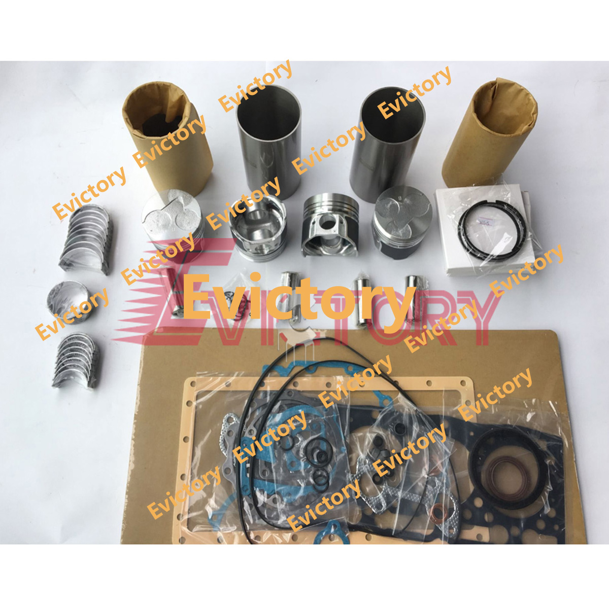 V1701 Overhaul Rebuild Kit For Kubota Engine