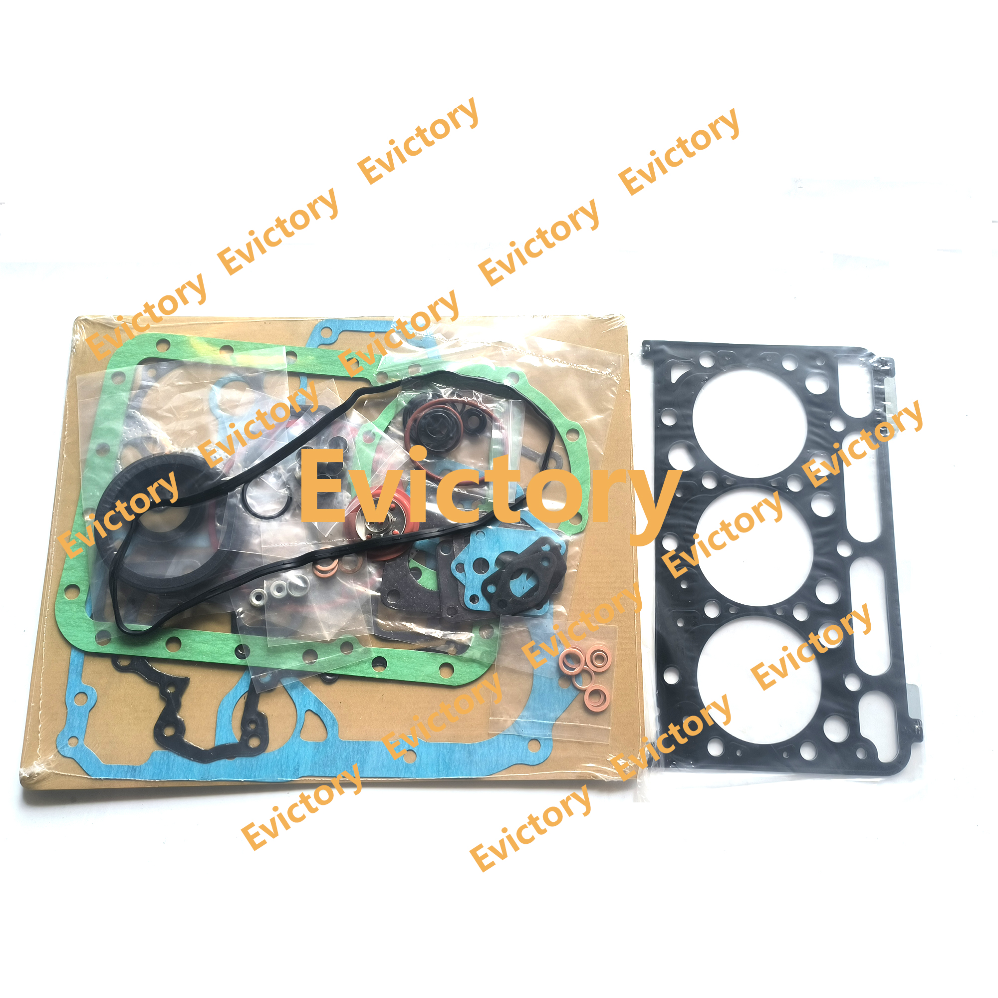 New Overhaul Head Gasket Set Upper Lower Kit For Kubota D1703 D1803