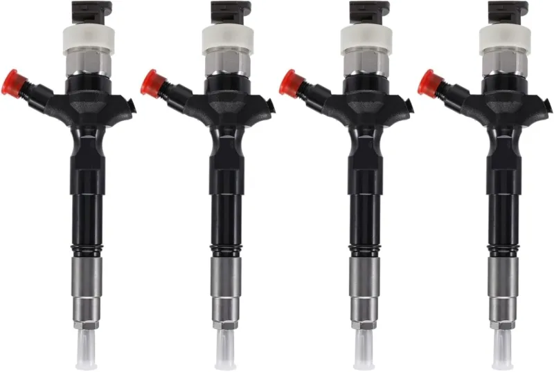 23670-30300 23670-0L010 23670-39275 Common Rail Fuel Injector 4-Pack for Toyota Hiace/Hilux 2.5d ...