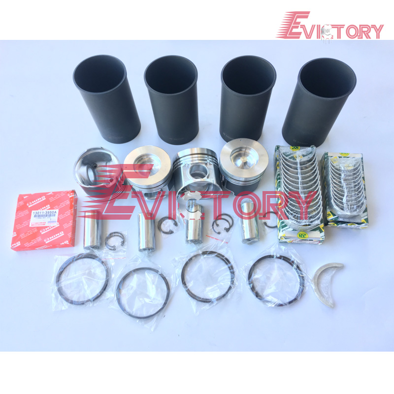 for Hino 300 Truck Parts N04C N04CT Engine Rebuild Kits - Piston + Ring ...
