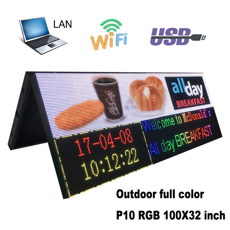 Home > LED display wall > outdoor full color led display > 2560x800mm ...