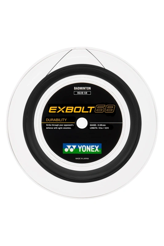 YONEX STRING Reel Exbolt 68 Black (200m coil)