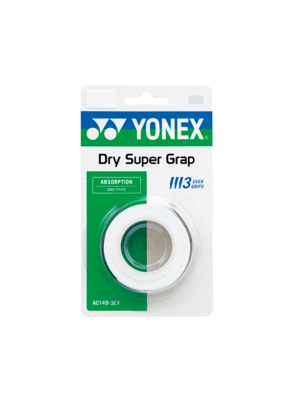 YONEX AC149-3 DRY SUPER GRAP(3 WRAPS) White Color
