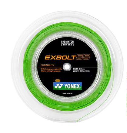 YONEX STRING Reel Exbolt 68 Lime Green (200m coil)