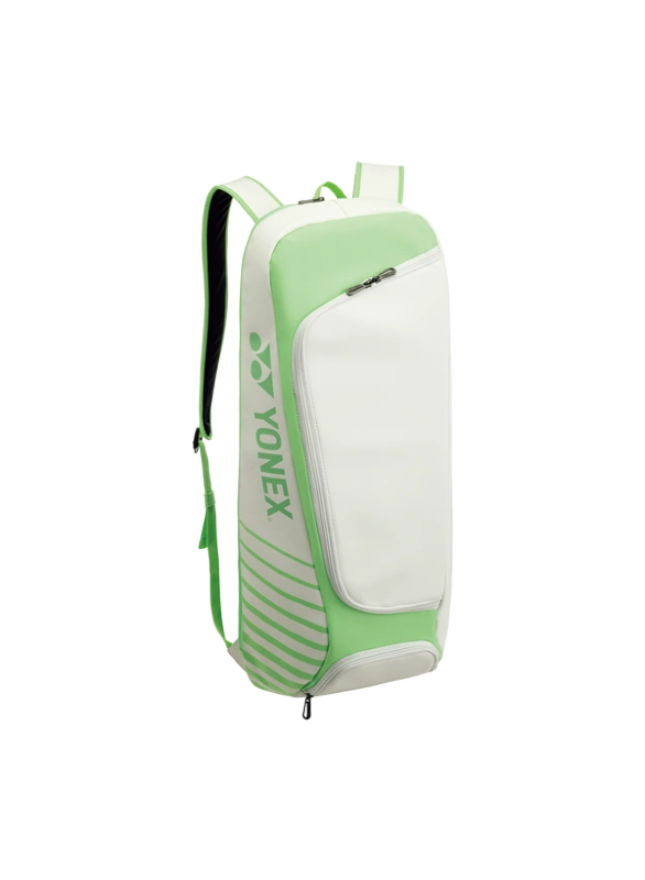 YONEX 2025 BA82422EX Active Racquet Backpack-White/Green Delivery Free