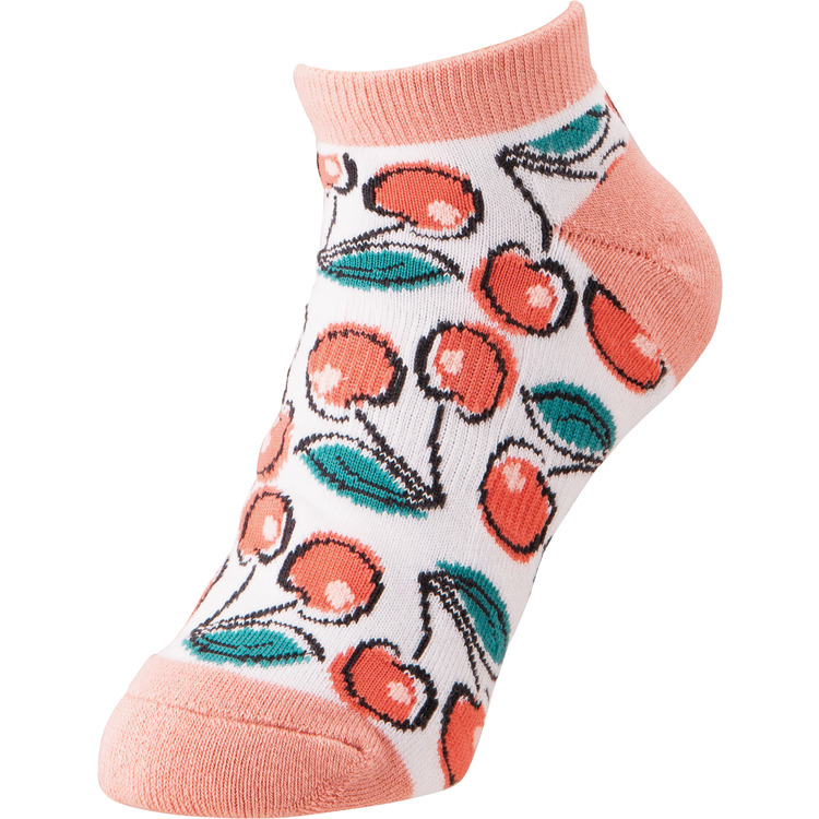 Yonex 29241Y Womens Low-Cut Socks-Coral（22cm-25cm）