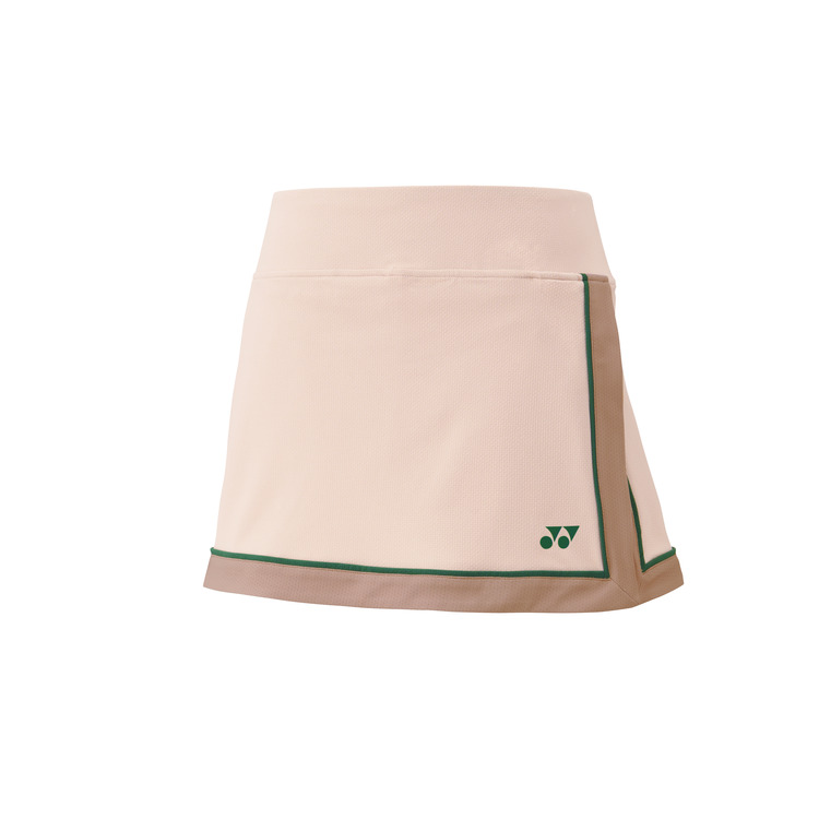 Yonex Women's skirt (with inner spats). 26149 Pink beige color