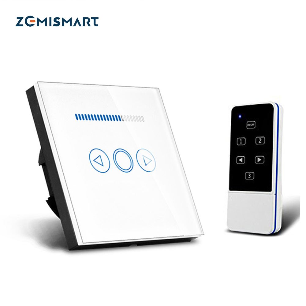 Zemismart EU Wireless Remote Control Dimmer Light Switch 1 Gang Touch ...
