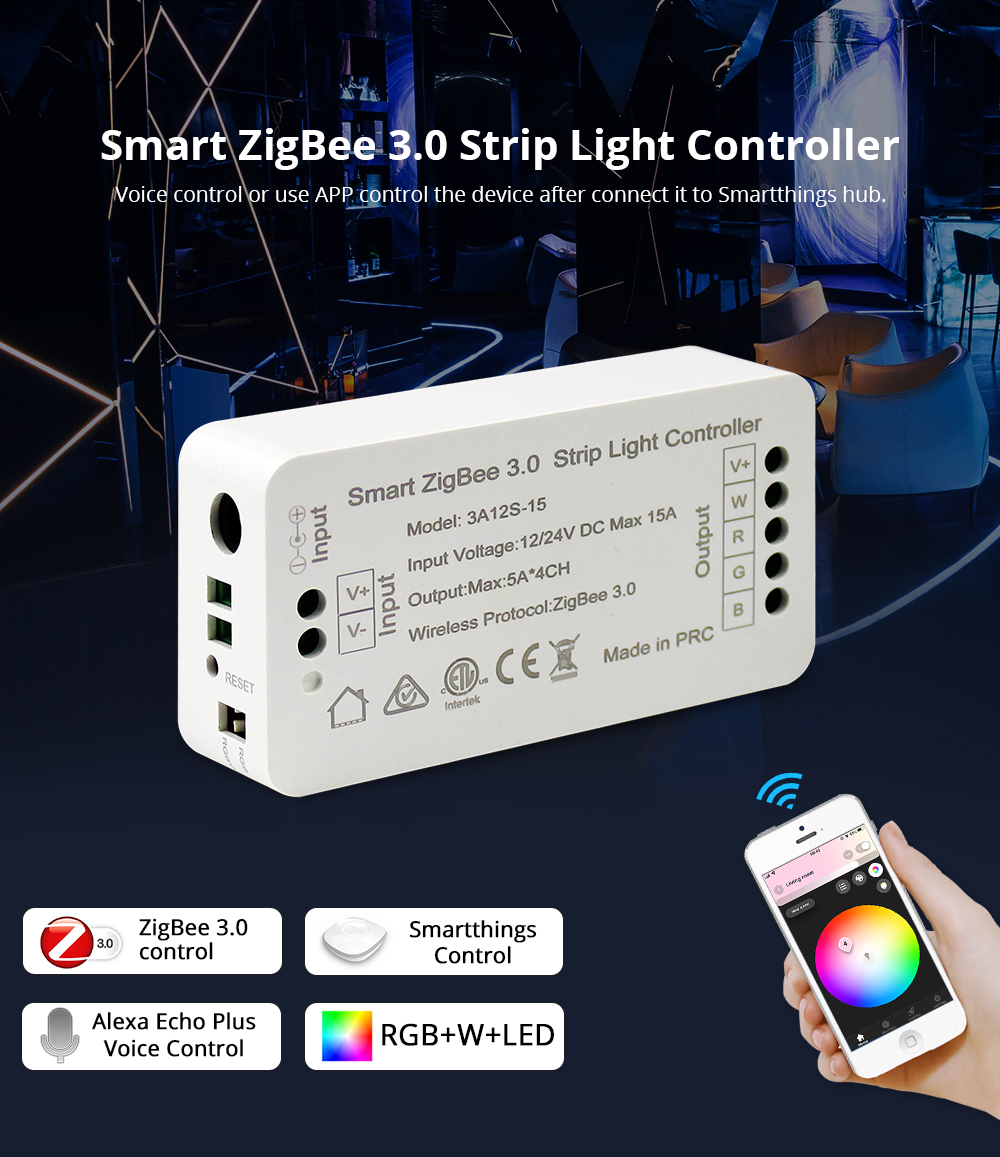 Hue Strip Lights ZigBee USB RGBWW LED Strip Light Dimmable Smart ...