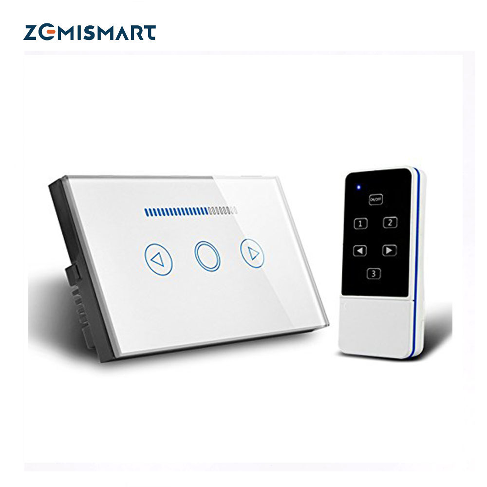 Zemismart EU Wireless Remote Control Dimmer Light Switch 1 Gang Touch ...