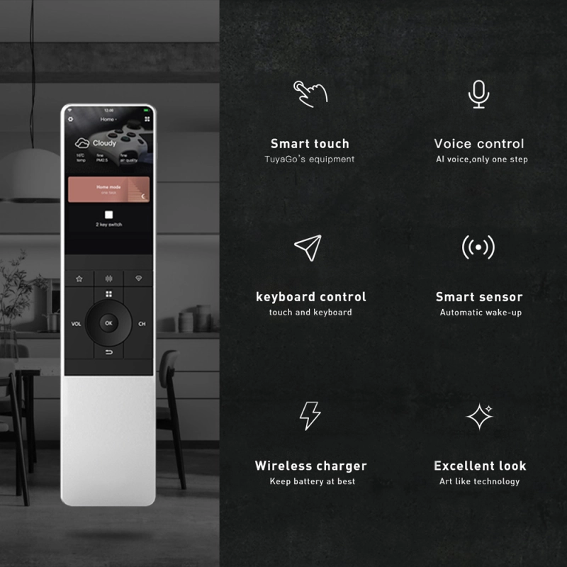 Zemismart Tuya WiFi Smart Remote Control with HD Touch Screen Wireless ...