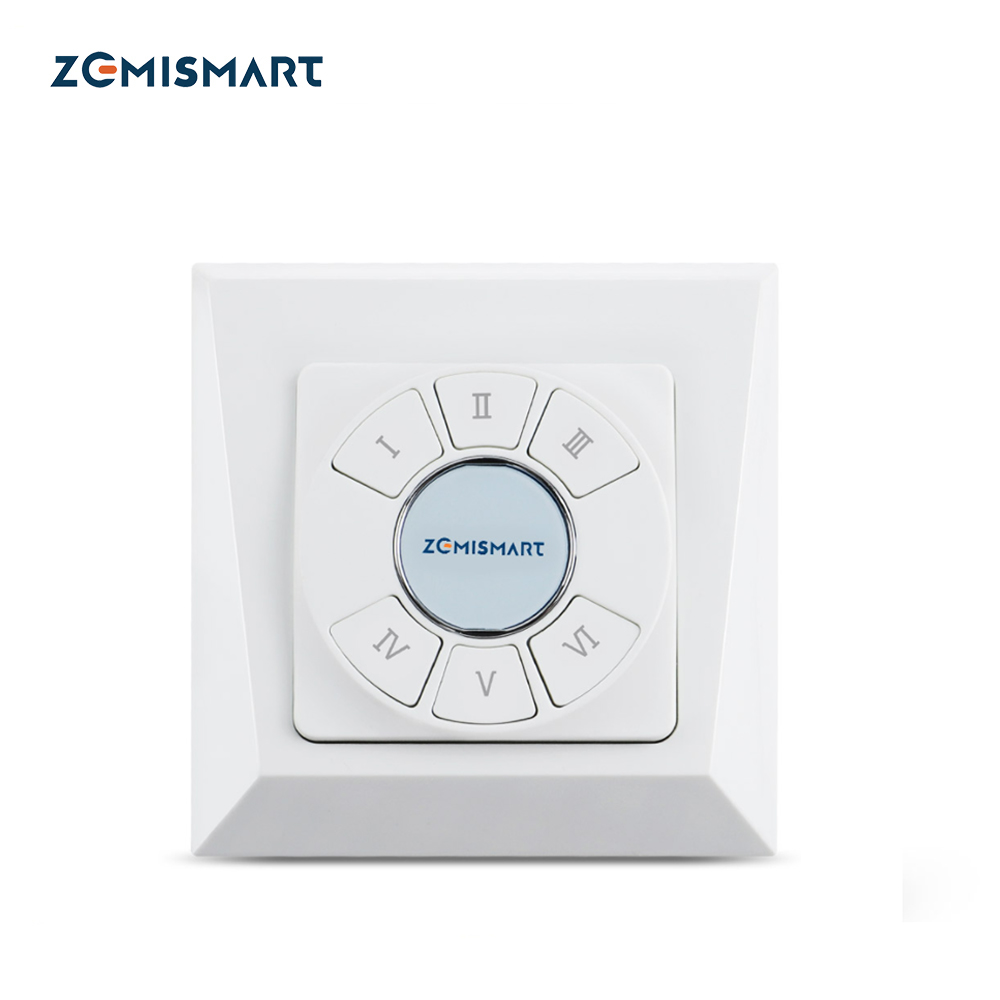 Zemismart Tuya Zigbee 6 Gang Tuya Zigbee Wireless Switch Zigbee 3.0 ...