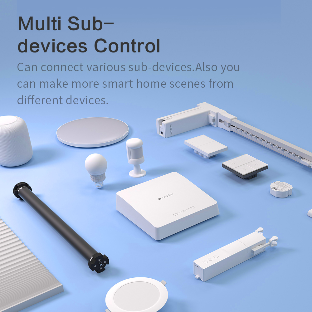 Zemismart Matter Zigbee Smart Home Hub AIBridge Matter Hub homekit ...