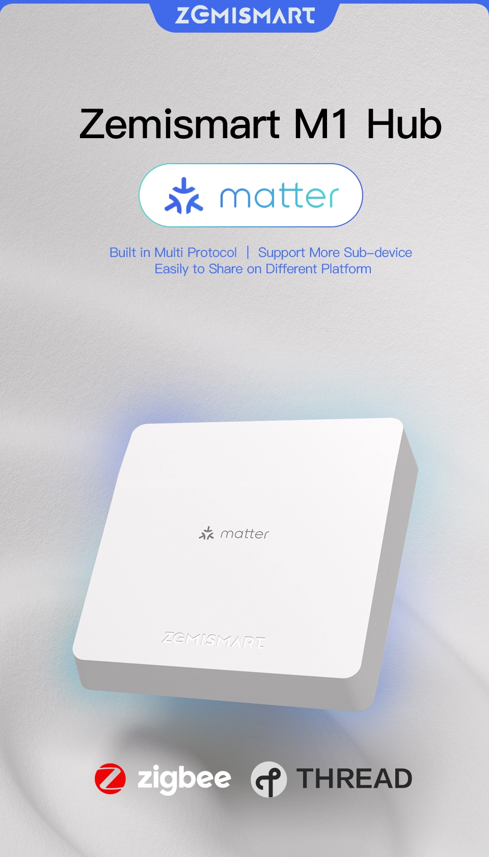 Zemismart M1 Matter Zigbee Thread Hub – Tuya & Google Home Egypt
