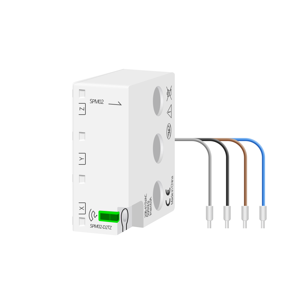 Zemismart Tuya Zigbee WiFi 3 Phase Electric Energy Meter 63A Smart ...