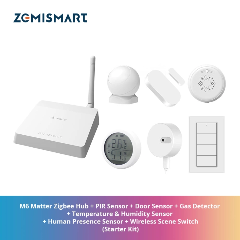 Zemismart Matter Zigbee Smart Home Hub Matter Bridge Integrates with ...