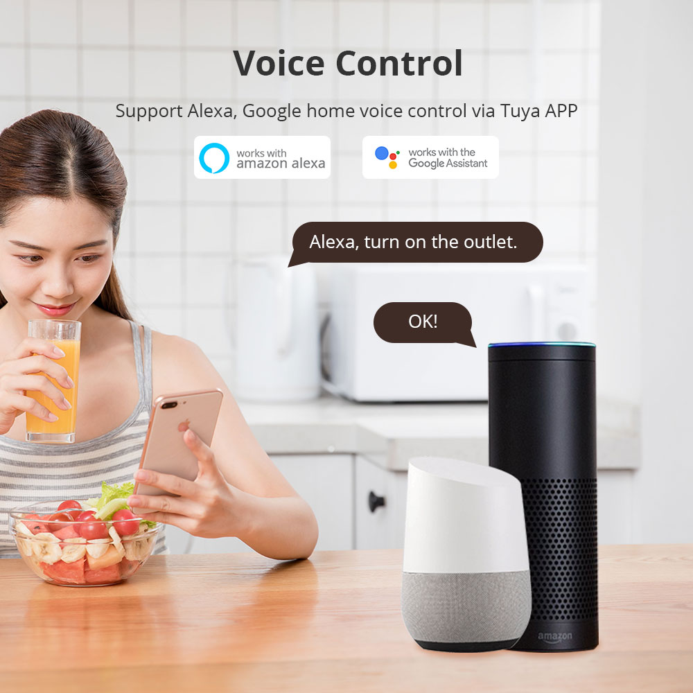 Zemismart Zigbee Smart Socket Black Color 10A Brazil Outlet with Type C ...