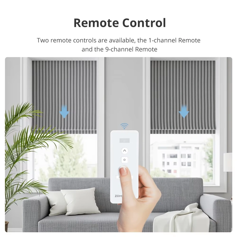 Zemismart Matter over WiFi Electric Blind Motor For Aluminum blinds ...