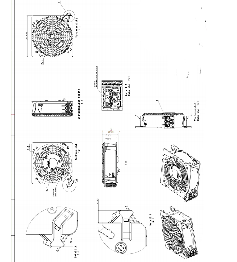DV4650-470 ebm-papst Fan 12038