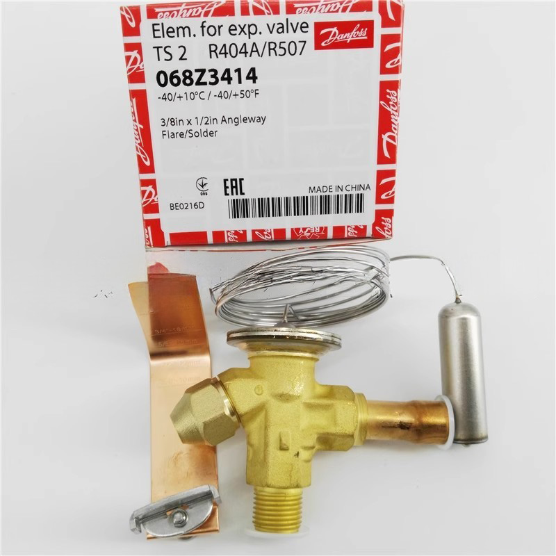 Original Danfoss Thermostatic Expansion Valve TS2 068Z3414 Welding Port ...