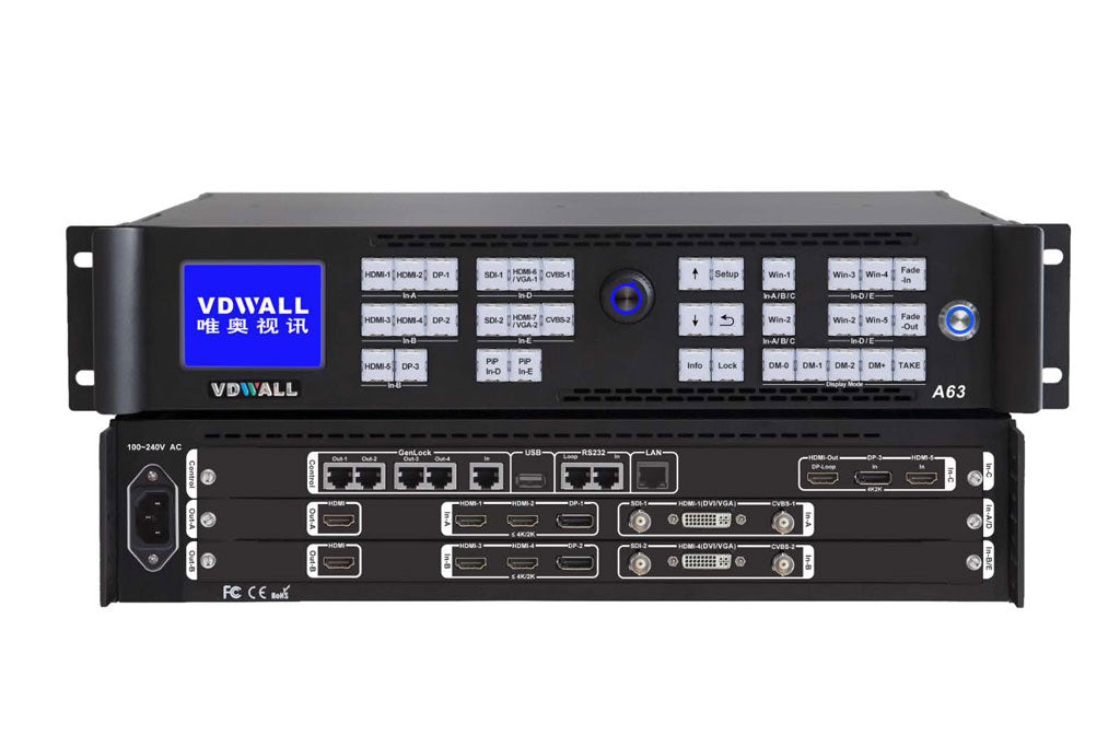 VDWALL A63 4K Video Processor With HDMI Output LED Video Wall Splicer,Home page