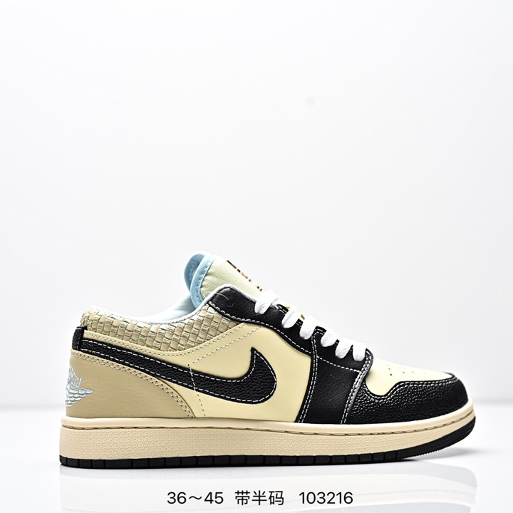 【N-K】A-J1 Low Black Low