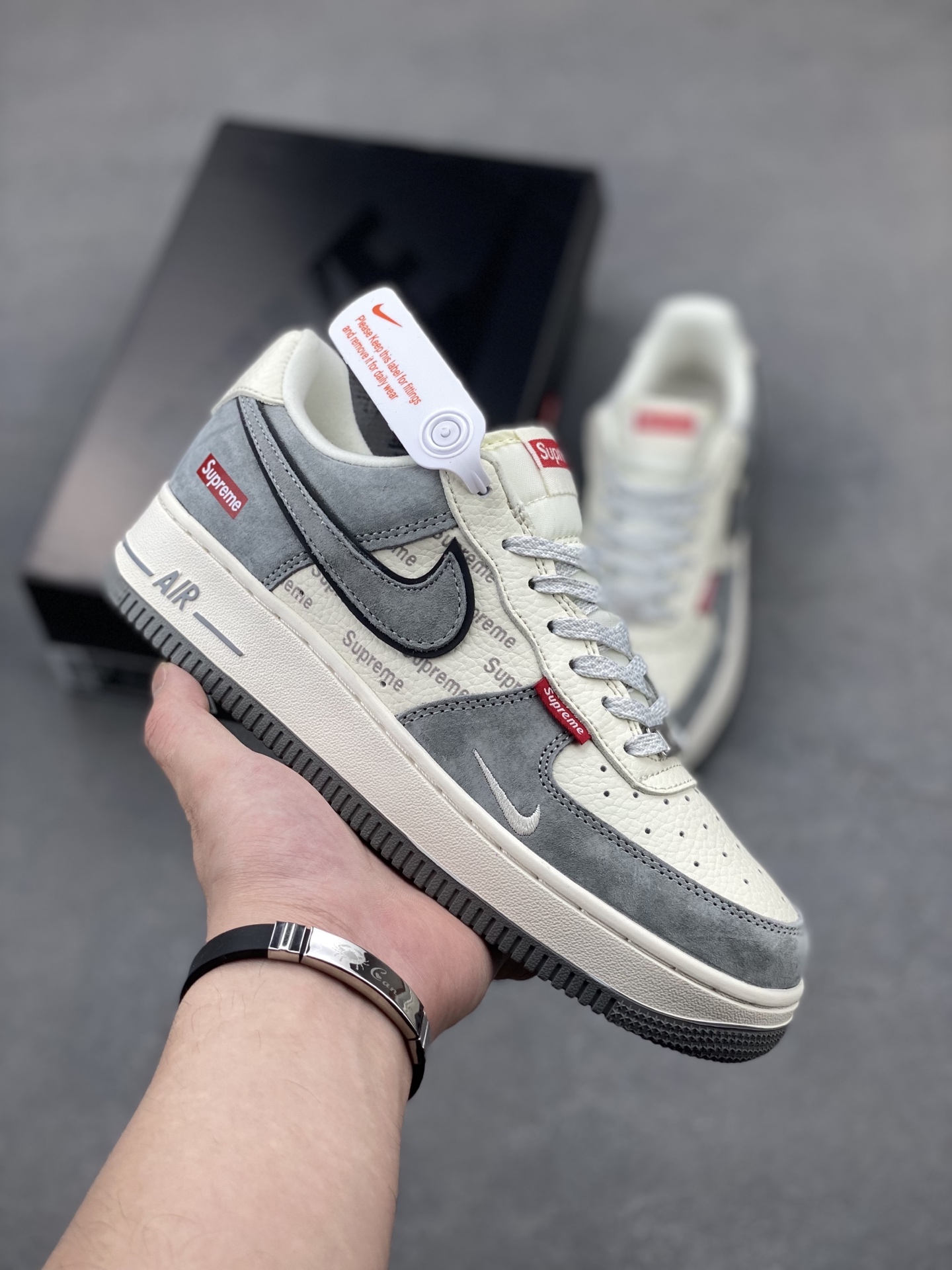 【N-K】North Face × Air Force 1 Low Grey Low CH6336-510