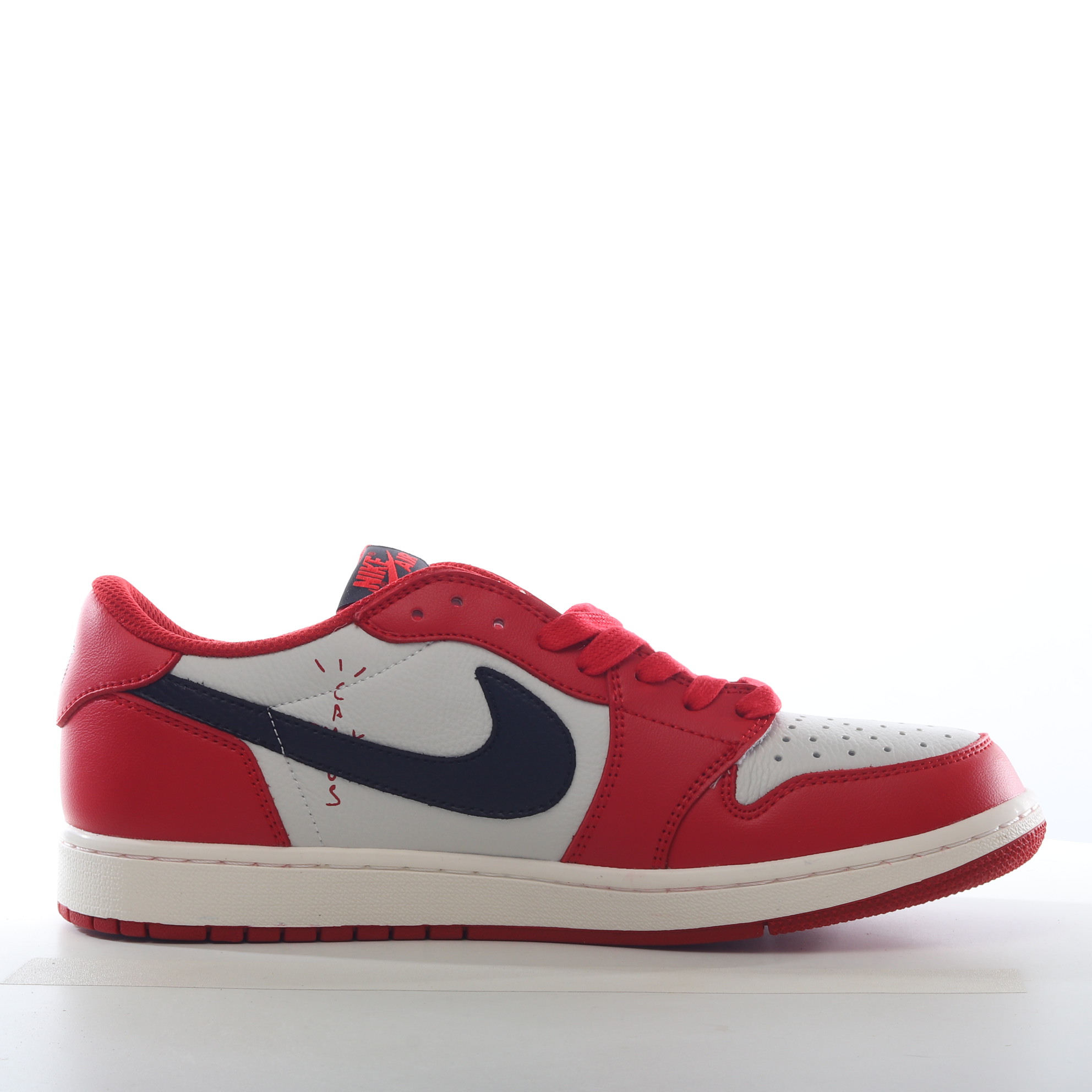 【N-K】Travis Scott × A-J1 Low Red Low DZ4137-700