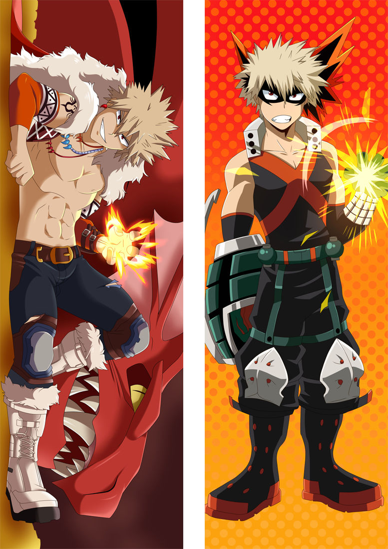 My Hero Academia Katsuki Bakugou Body Pillow