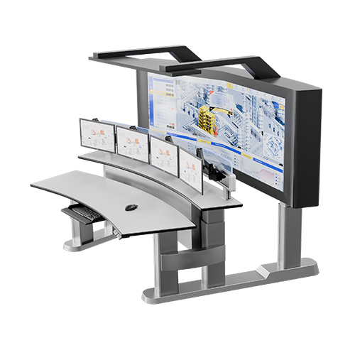 Sit-Stand Control Room Consoles | Standing Desk Console