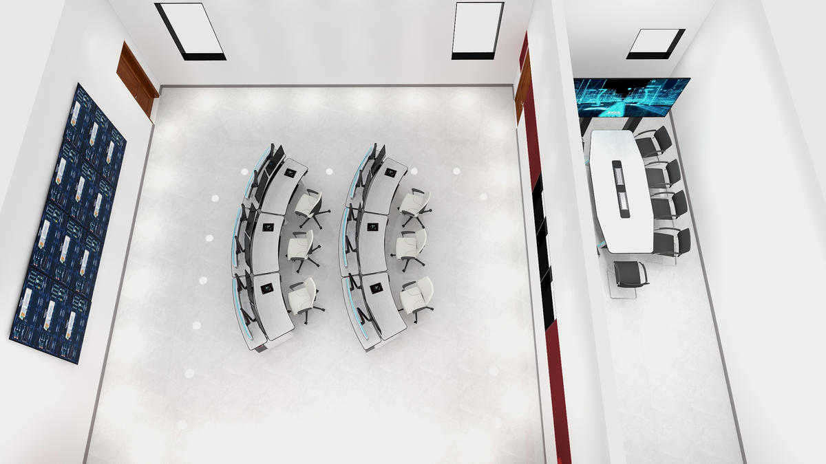 Command Hall Seat Layout and Console Solution | Core Equipment to ...