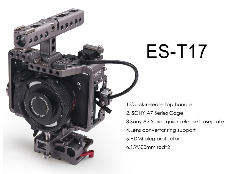 CAMVATE TILTA ES-T17A Sony Alpha A7R II Mark 2 MK2 rig Cage quick ...