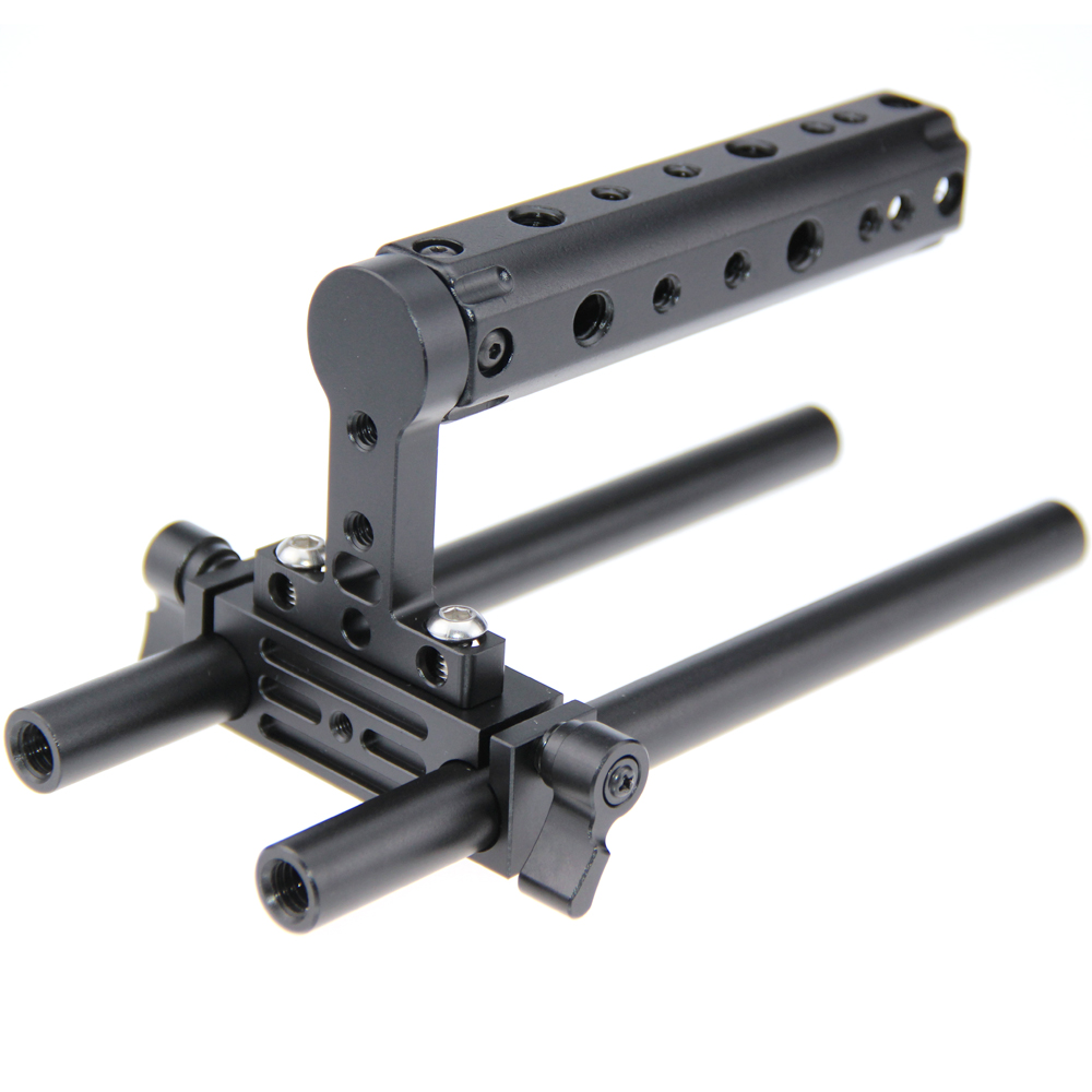 Pro Top Handle Handgrip w/ 15mm rods fr DSLR Rail Rig Follow Focus ...