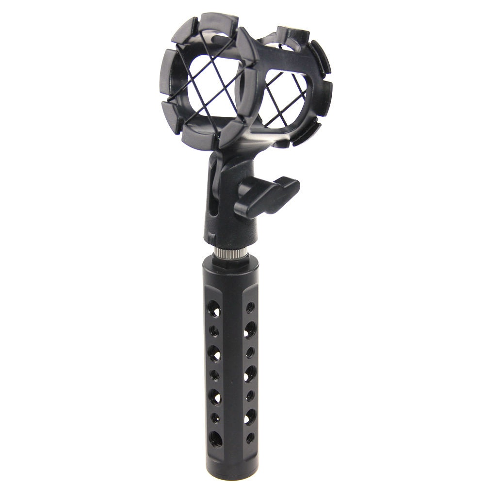 Camvate Aluminum Suspension Shock Mount Handle Set For Shotgun Mic ...