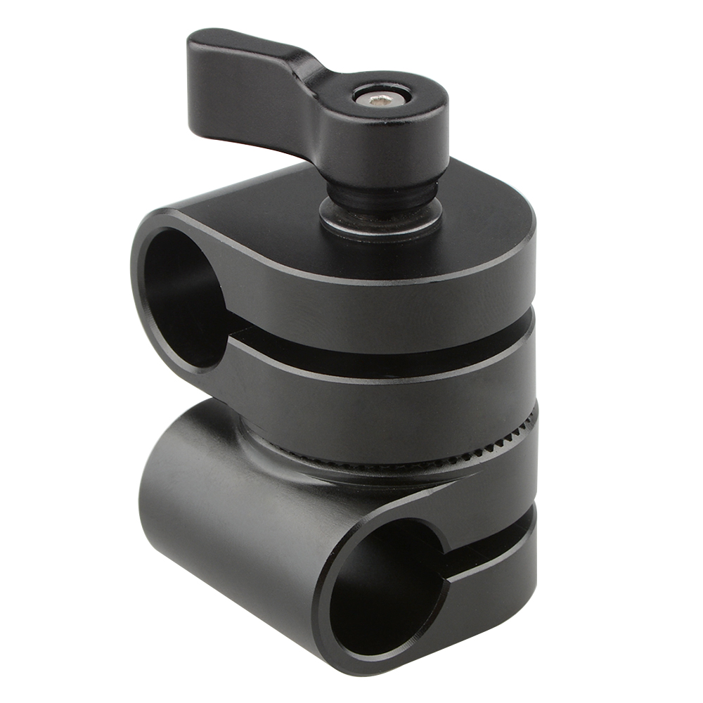 CAMVATE 15mm Rod Clamp Swivel Railblock with Rosette Joint,15mm Rod ...