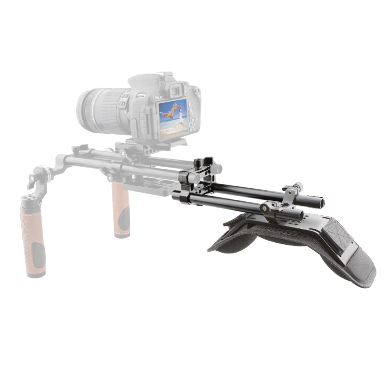 CAMVATE Shoulder Mount Kit for 15mm Rail Support Rig (Riser Railblock ...