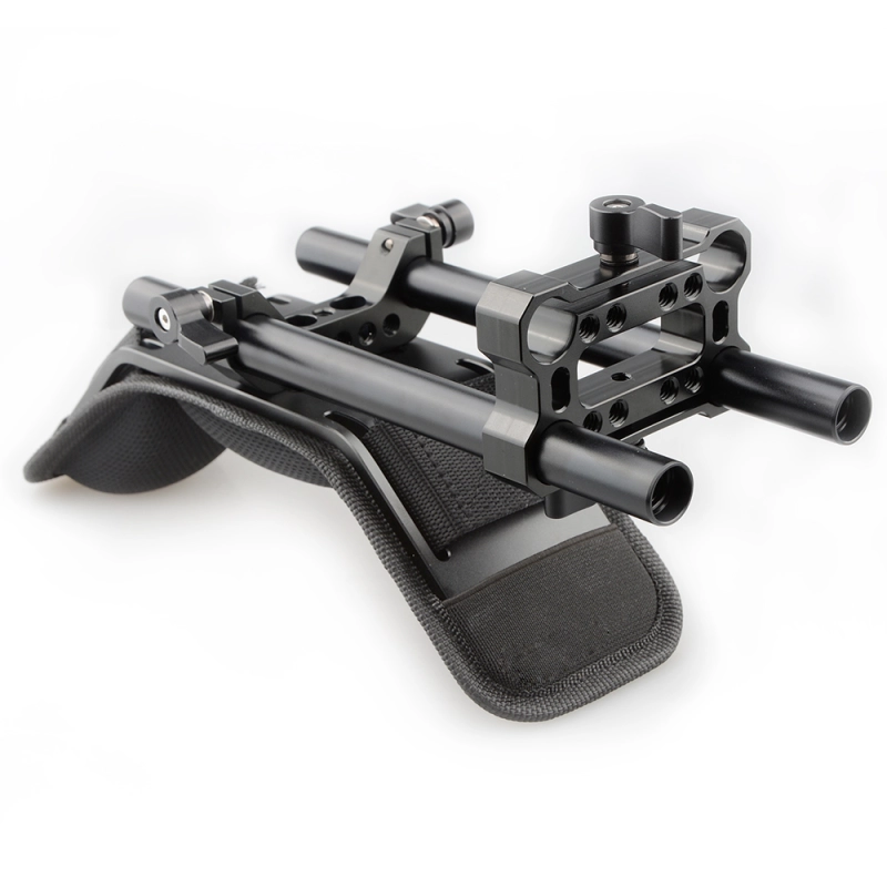 CAMVATE Shoulder Mount Kit for 15mm Rail Support Rig (Riser Railblock ...
