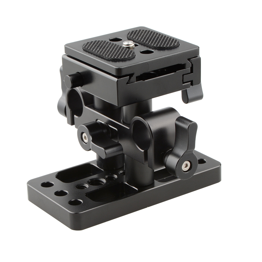 CAMVATE ARCA Style Quick Release Baseplate Pack (Height Adjustable ...