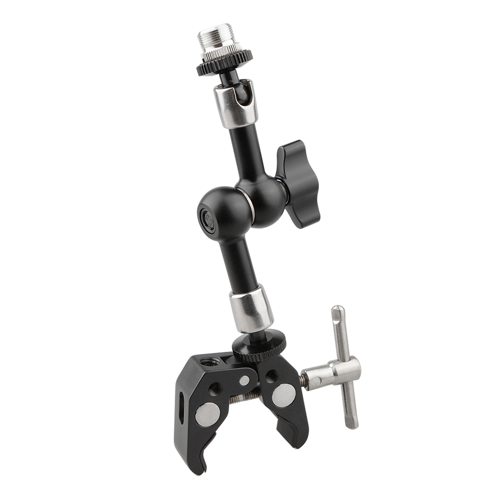CAMVATE Crab clamp & Mini Ball Head Camera Mount for microphones,Super ...