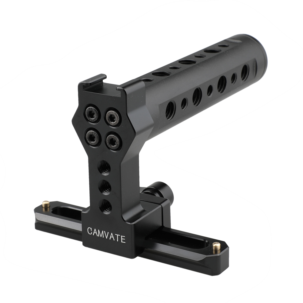 CAMVATE QR Cheese Handle (Camera Handle Grip) with 100mm NATO Rail,NATO ...