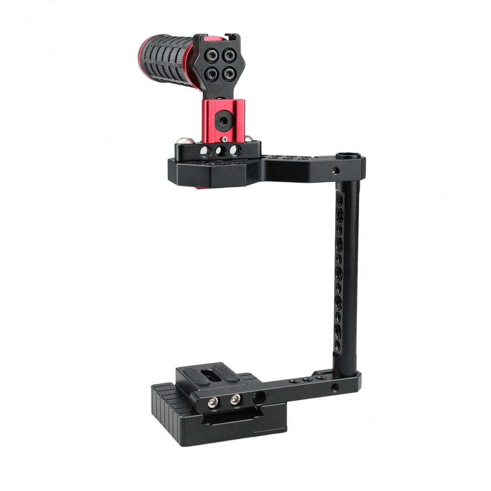 CAMVATE DSLR Cage with Top Handle for Canon 80D, Panasonic GH5, Nikon ...