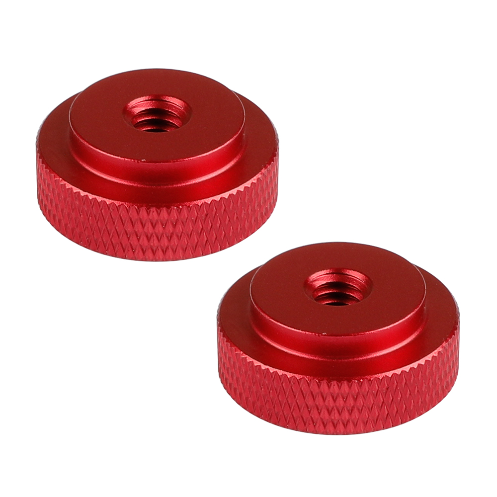 CAMVATE 2 Pieces1/4"-20 Female Thumb Wheel Lock Nut Adapter（25mm ...