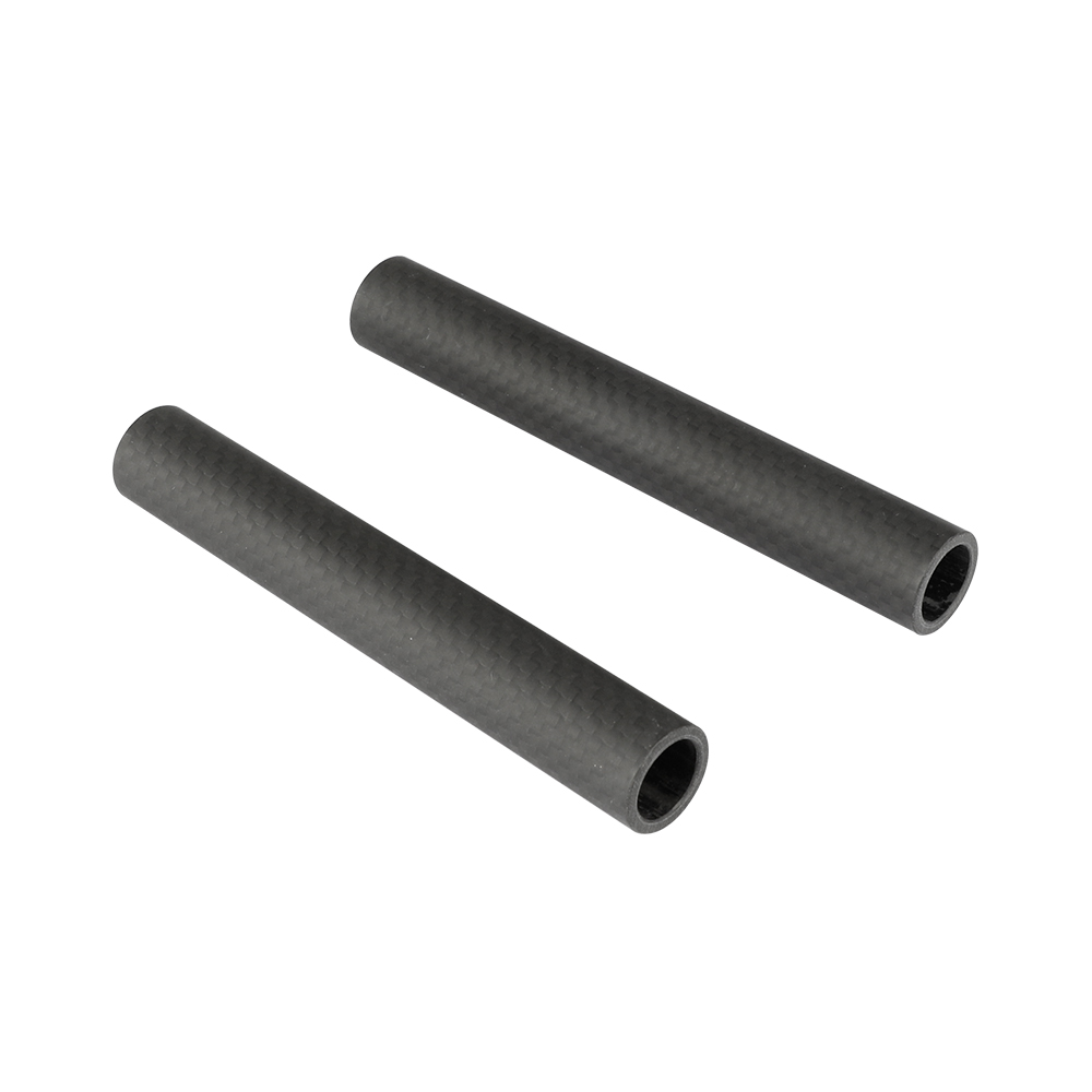 CAMVATE 15mm Carbon Fiber Rods 10cm Length for DSLR Shoulder Rig,15mm Rods