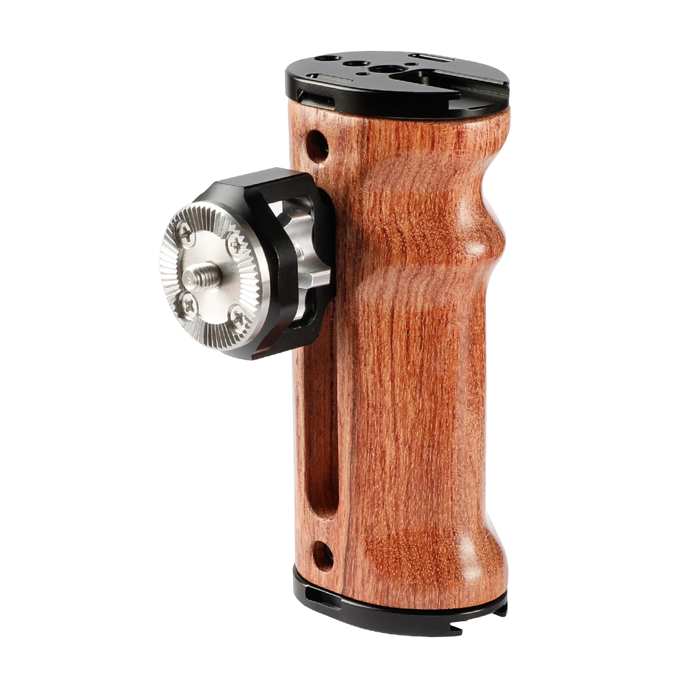 CAMVATE Select Wooden Side Handle With ARRI Rosette M6 Mount For DSLR ...