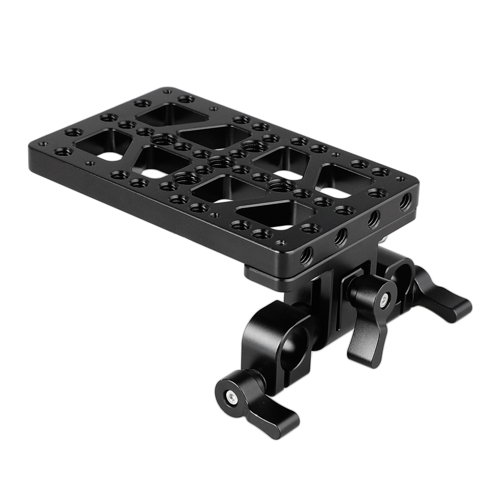 CAMVATE Battery Backboard Cheese Plate With 360° Swivel 15mm Rod Clamp ...