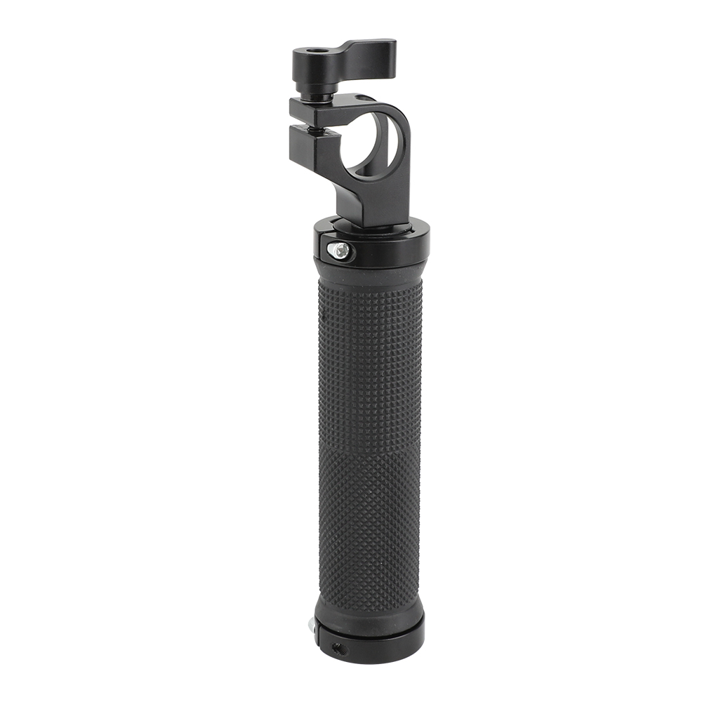 CAMVATE Rubber Handgrip With 19mm Single Rod Clamp Adapter For DSLR ...